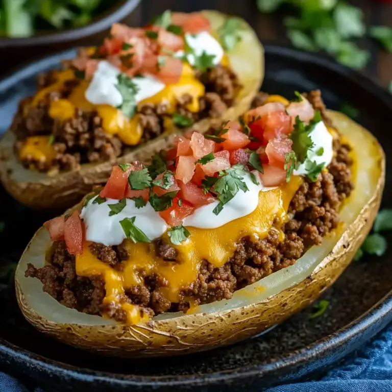 Taco Stuffed Baked Potatoes – Clara's Recipes