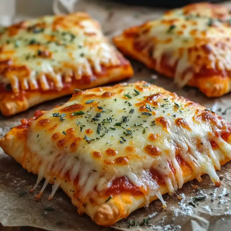 Cheesy Pizza Pockets: The Ultimate Homemade Snack – Clara's Recipes