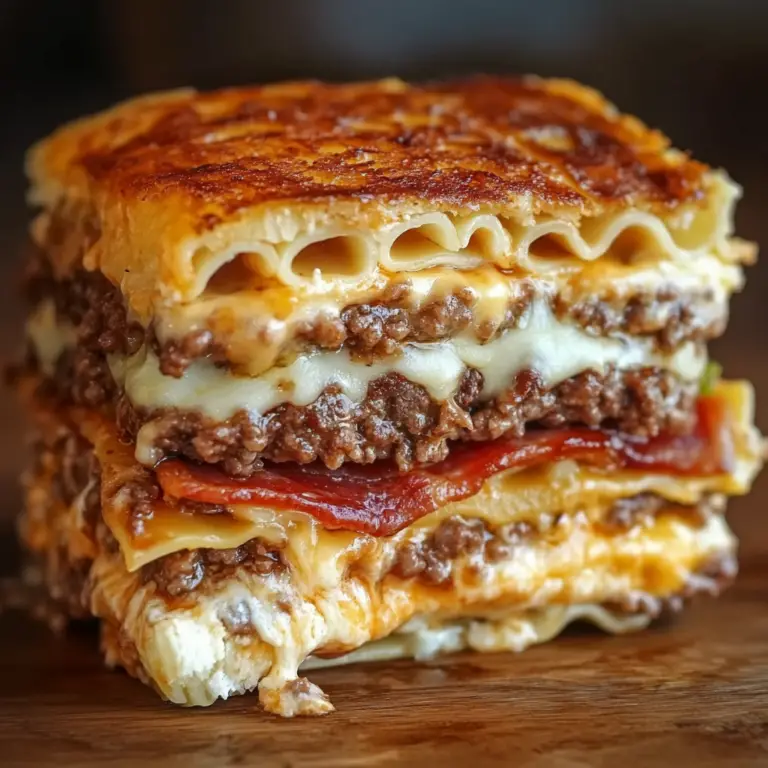 The Bacon Lasagna Burger – Clara's Recipes