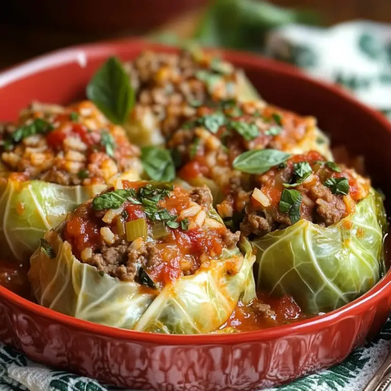Italian Stuffed Cabbage Rolls – Clara's Recipes