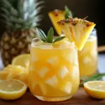 Tropical Pineapple Lemonade Punch – Clara's Recipes