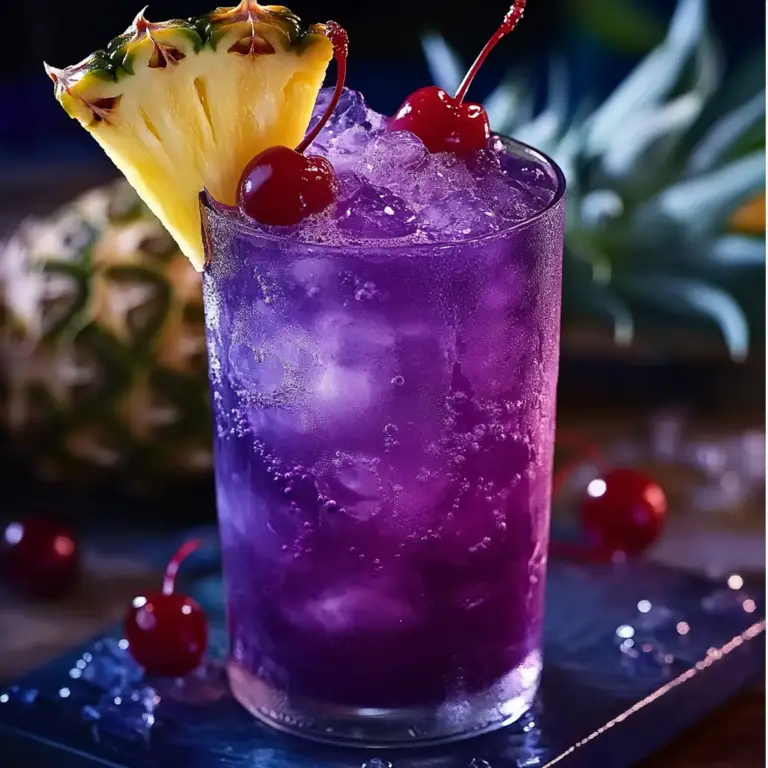 Jamaican Purple Rain Cocktail – A Tropical Showstopper! – Clara's Recipes
