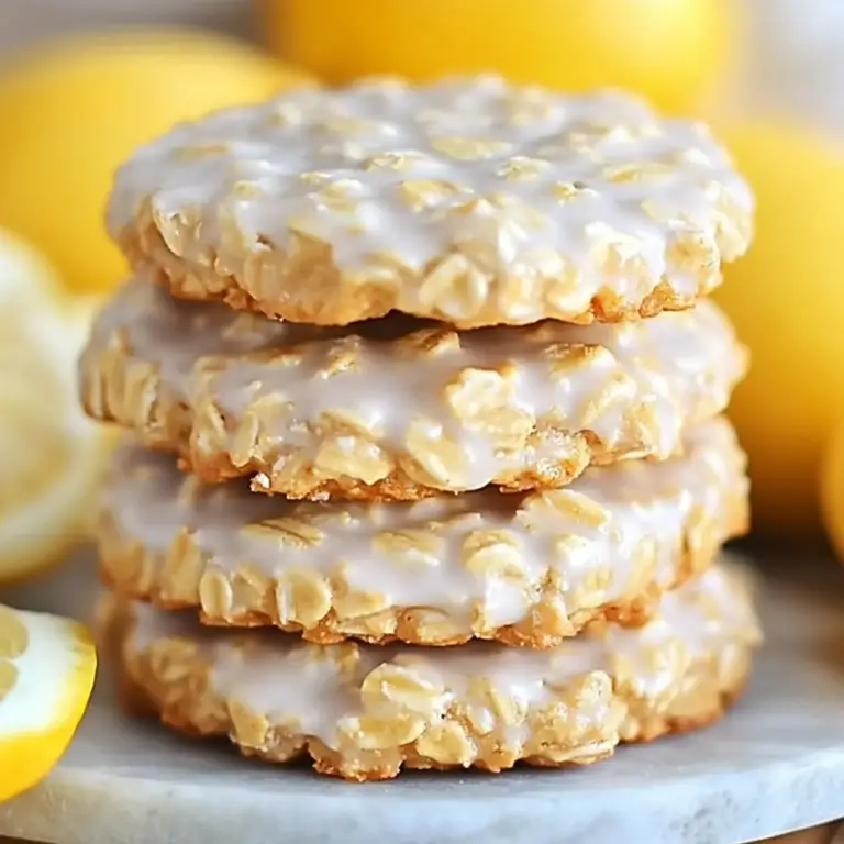 Lemon Oatmeal No-Bake Cookies – Clara's Recipes