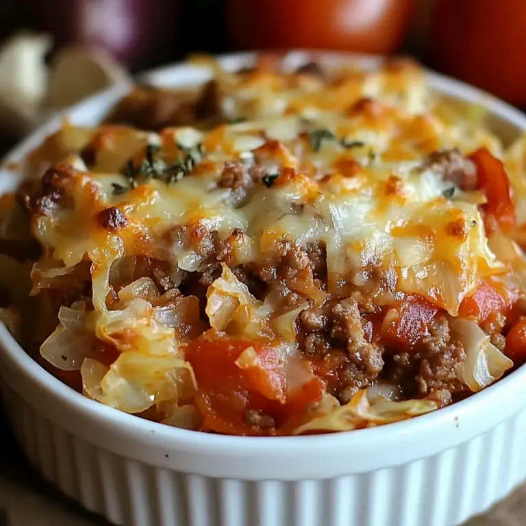 Savory Ground Beef & Cabbage Bake – A Quick and Tasty Dinner Idea ...