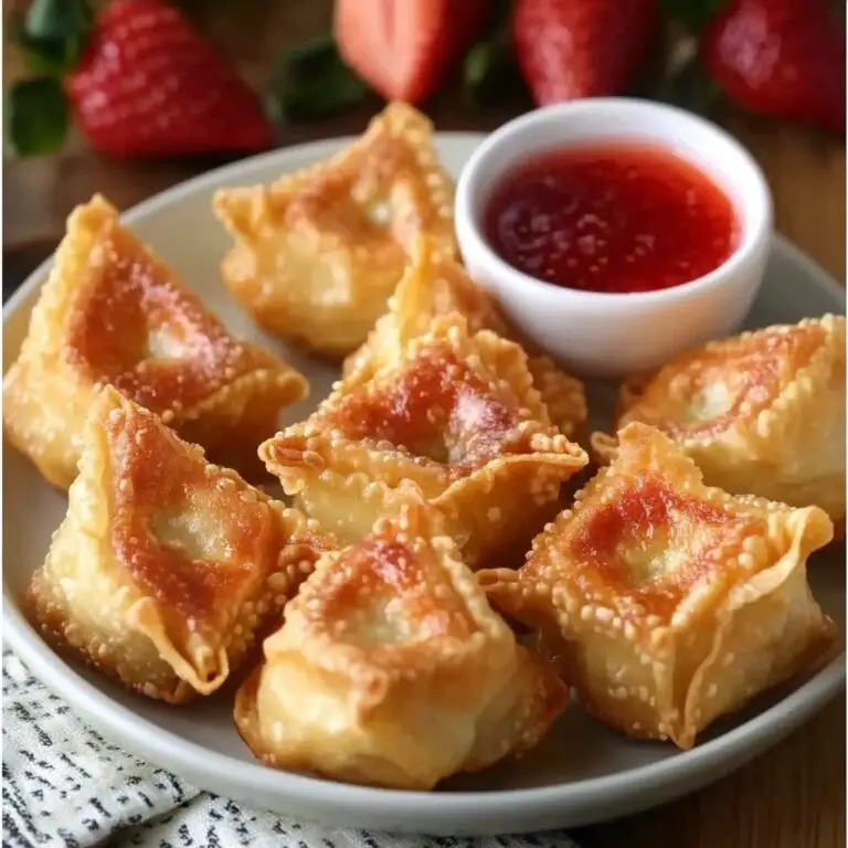 Deep Fried Wonton Bites Stuffed with Strawberry Cheesecake – Clara's ...