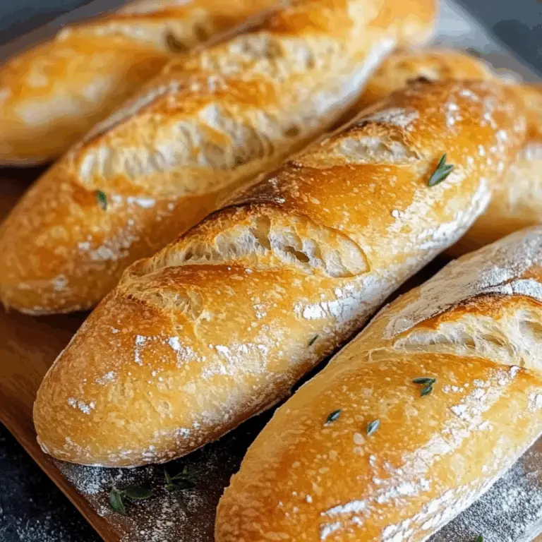 How to Make Perfect Crusty Mini Baguettes at Home – Clara's Recipes