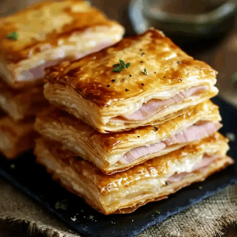 Ham and Cheese Puff Pastry Pockets – Clara's Recipes