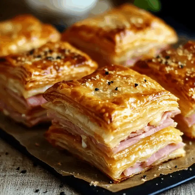 Ham and Cheese Puff Pastry Pockets – Clara's Recipes