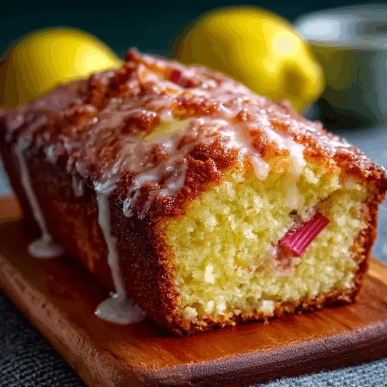 Lemon Rhubarb Loaf With Glaze The Best Rhubarb Loaf Recipe – Clara's ...