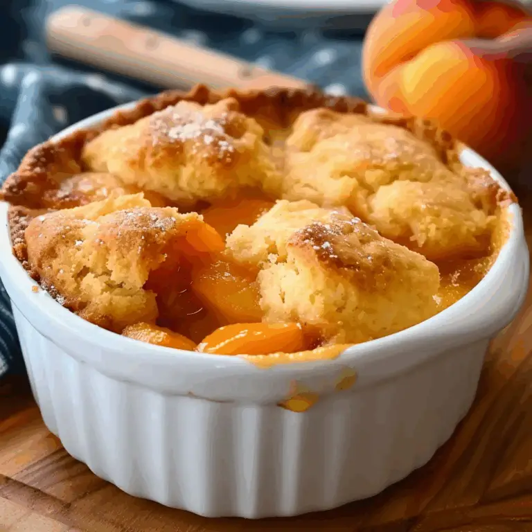 Lazy Man Peach Cobbler The Easiest Southern Style Dessert – Clara's Recipes