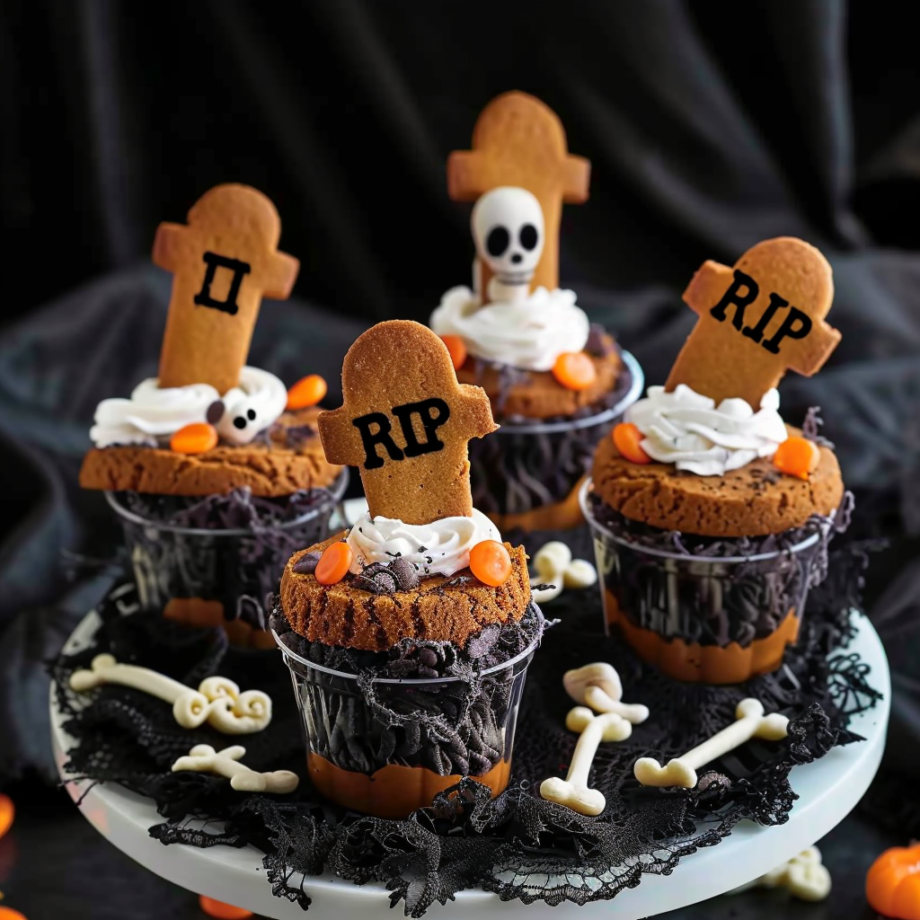 The Best Halloween Graveyard Dirt Cups for Spooky Party Fun – Clara's ...