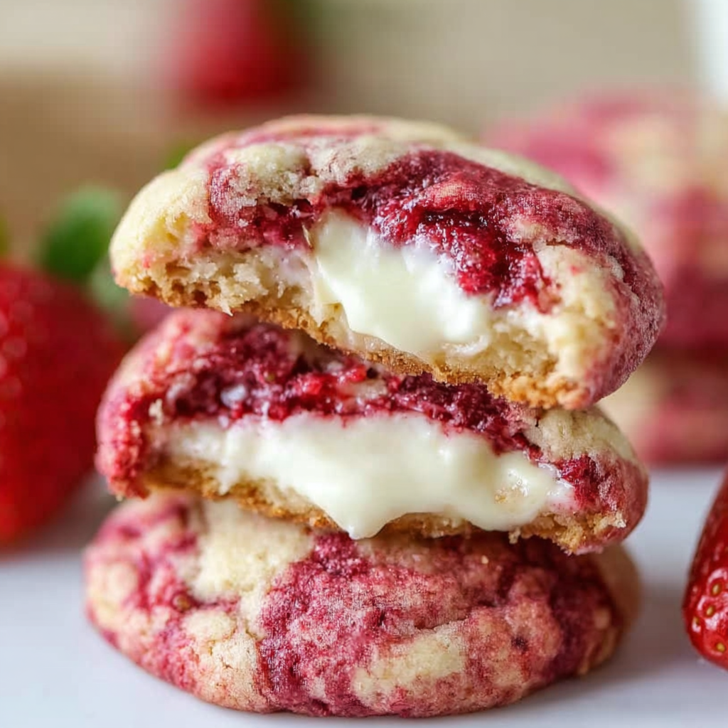 How to Make Strawberry Cheesecake Filled Cookies That Taste Bakery ...
