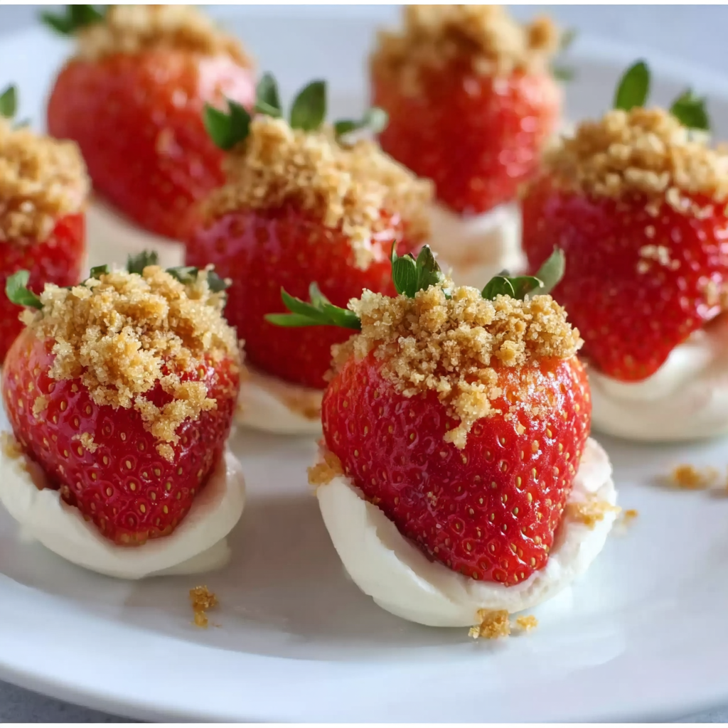 Cheesecake Stuffed Strawberries – A Light Luscious Dessert Idea – Clara ...