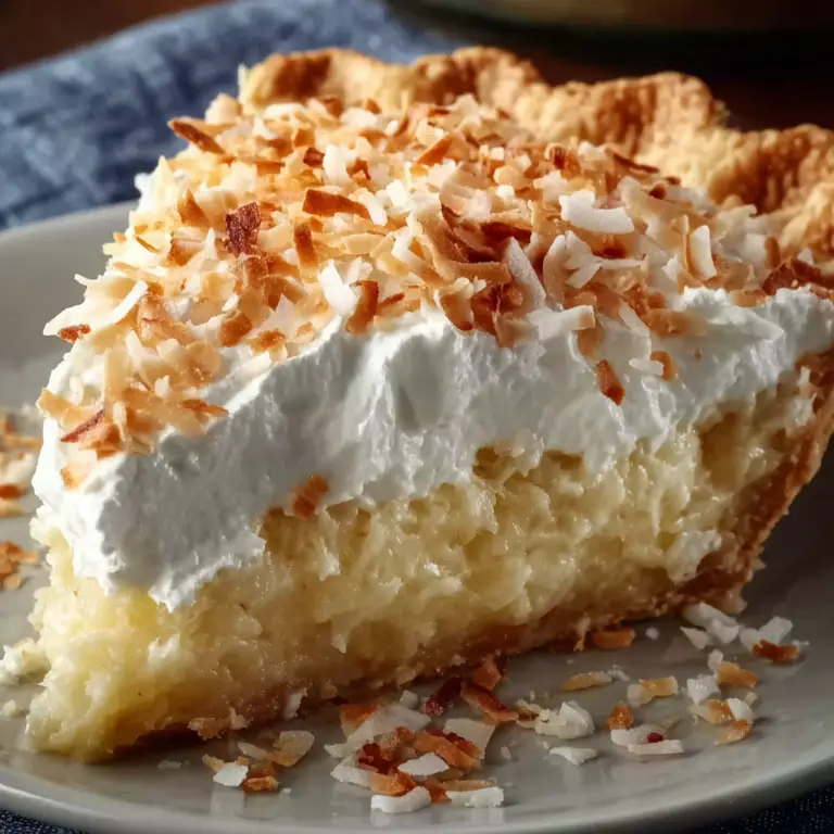 Best Coconut Pie Recipe – Creamy Old Fashioned Grammies Coconut Pie ...
